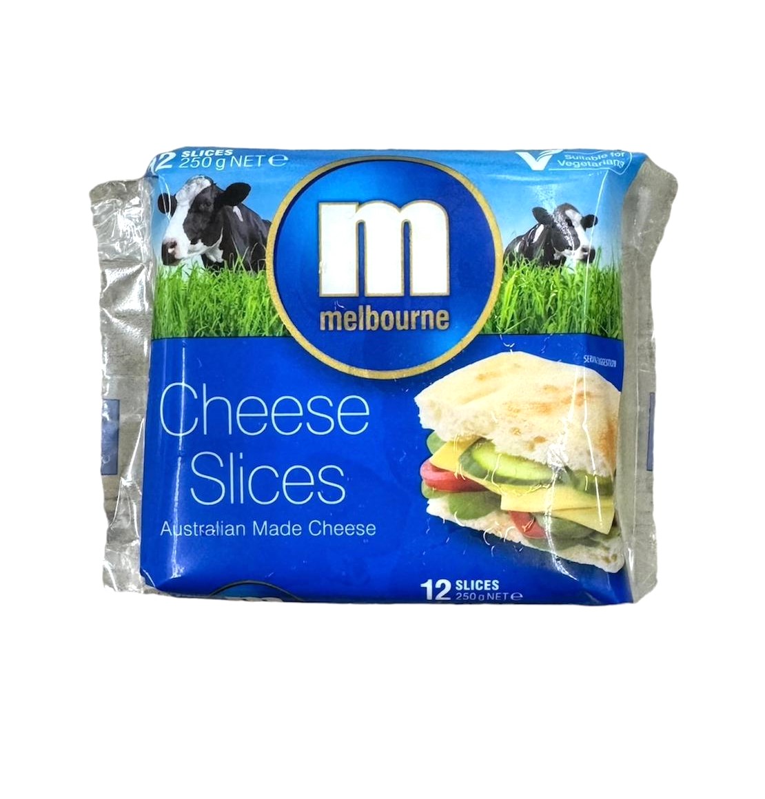 FVFS:Melbourne Cheese Slices 墨尔本芝士片 (12pcs) 250grams (no longer in stock)